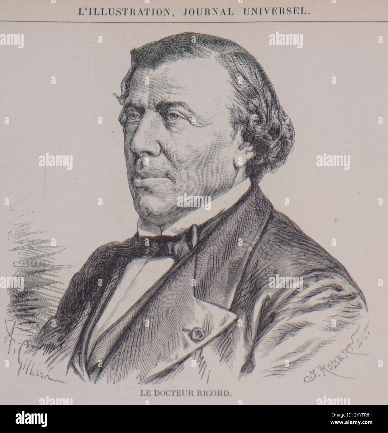 Dr. Philippe Ricord 1871 Stock Photo - Alamy