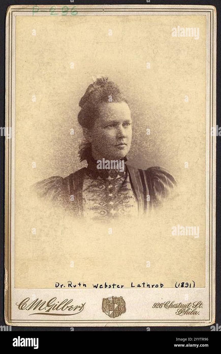 Dr. Ruth Webster Lathrop (1891 Stock Photo - Alamy