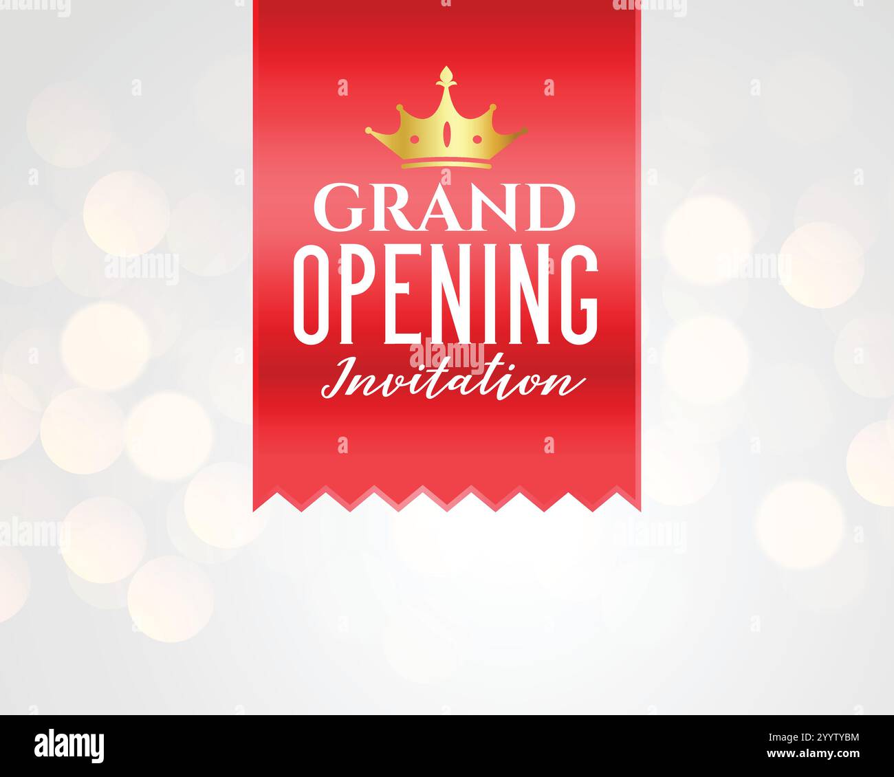 grand opening celebration banner template design Stock Vector Image ...