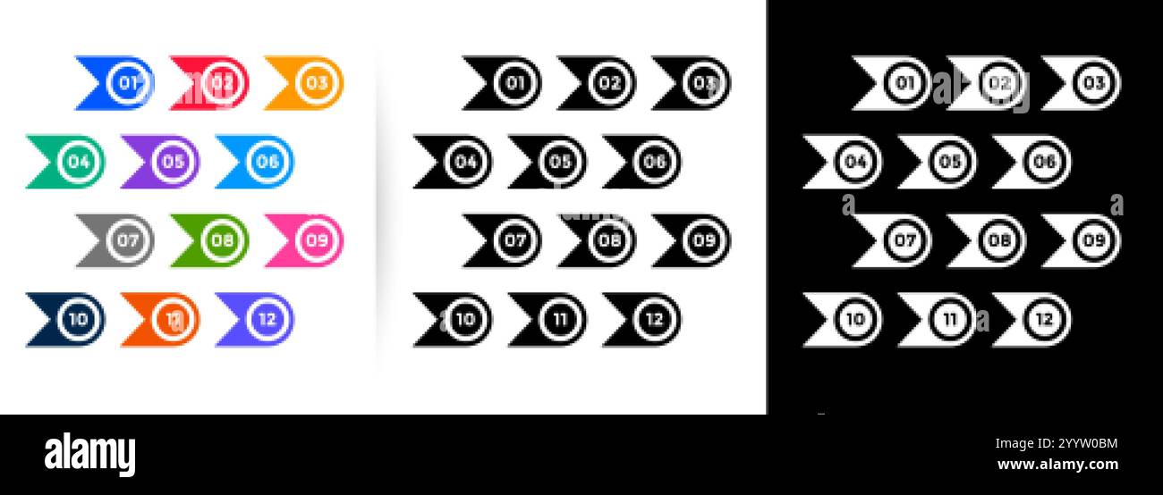 Bullet point presentation Stock Vector Images - Alamy