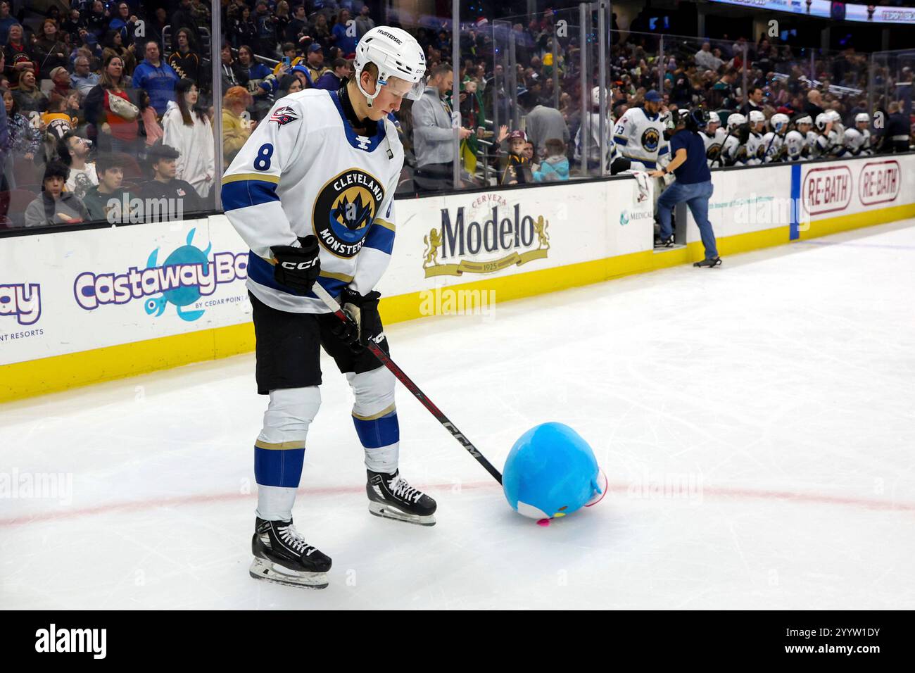 CLEVELAND, OH - DECEMBER 22: Cleveland Monsters defenseman Ole Julian ...