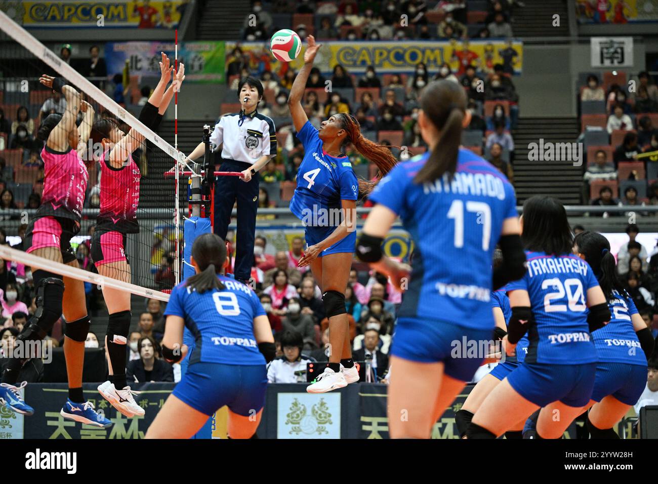 Osaka, Japan. Credit: MATSUO. 21st Dec, 2024. Stephanie Samedy Volleyball : 2024 All Japan Women ...