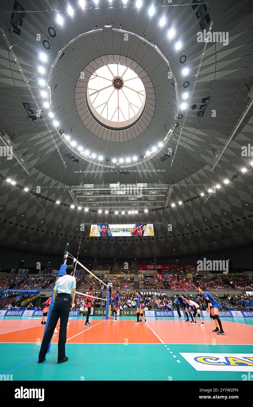 Osaka, Japan. Credit: MATSUO. 21st Dec, 2024. General view Volleyball : 2024 All Japan Women's ...