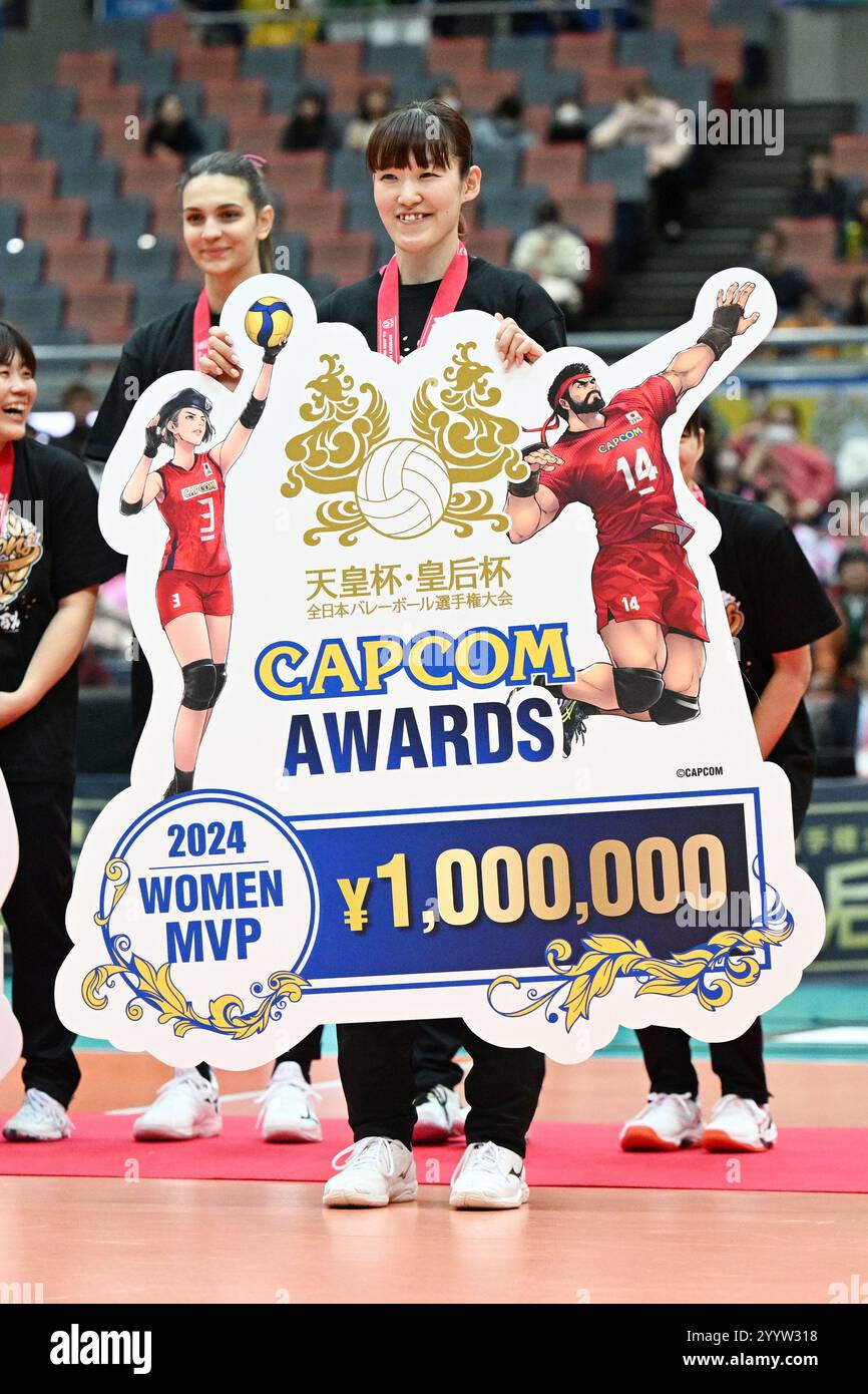 Osaka, Japan. Credit: MATSUO. 21st Dec, 2024. Arisa Inoue Volleyball : 2024 All Japan Women's ...