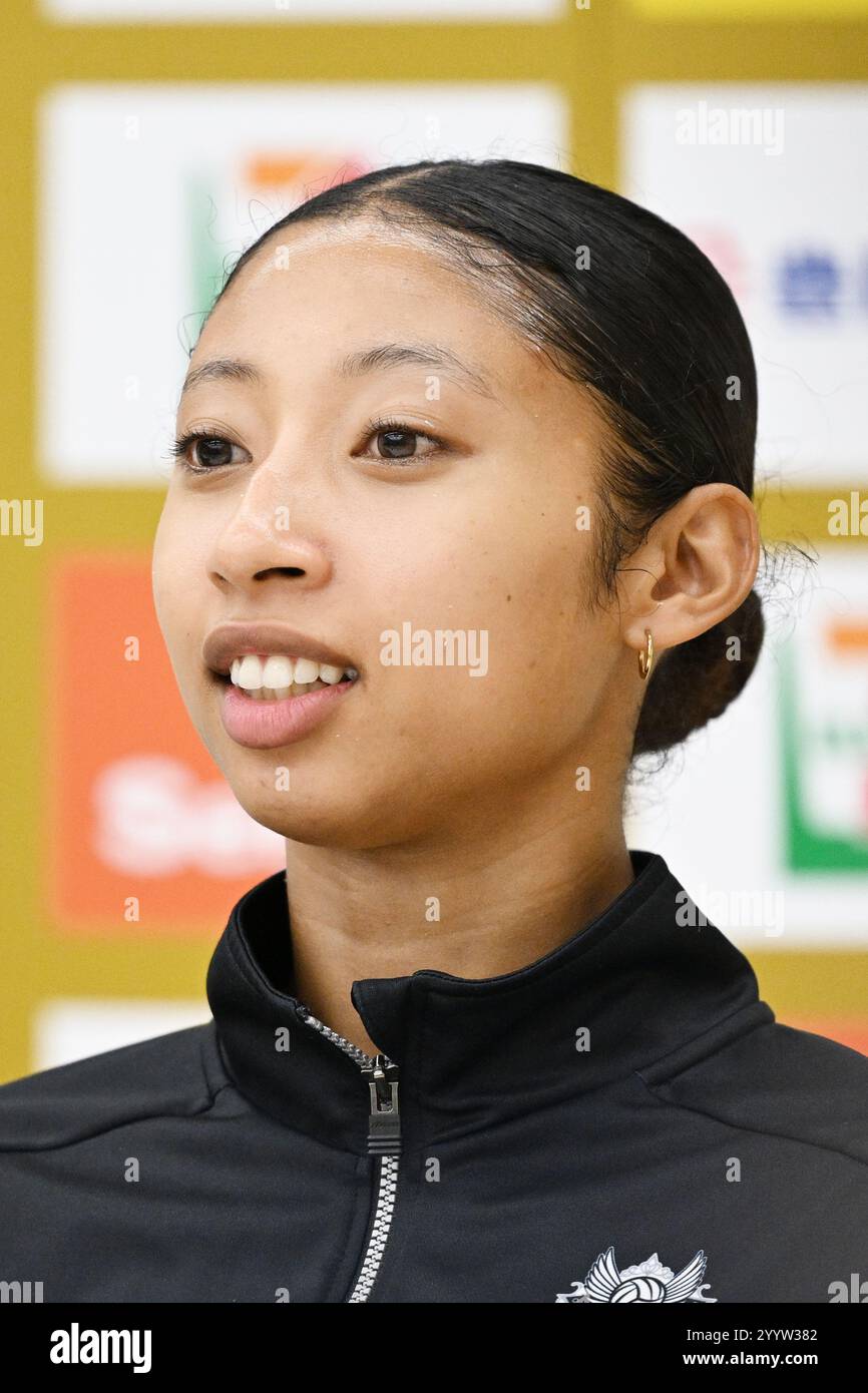 Osaka, Japan. Credit: MATSUO. 21st Dec, 2024. Airi Miyabe Volleyball : 2024 All Japan Women's ...