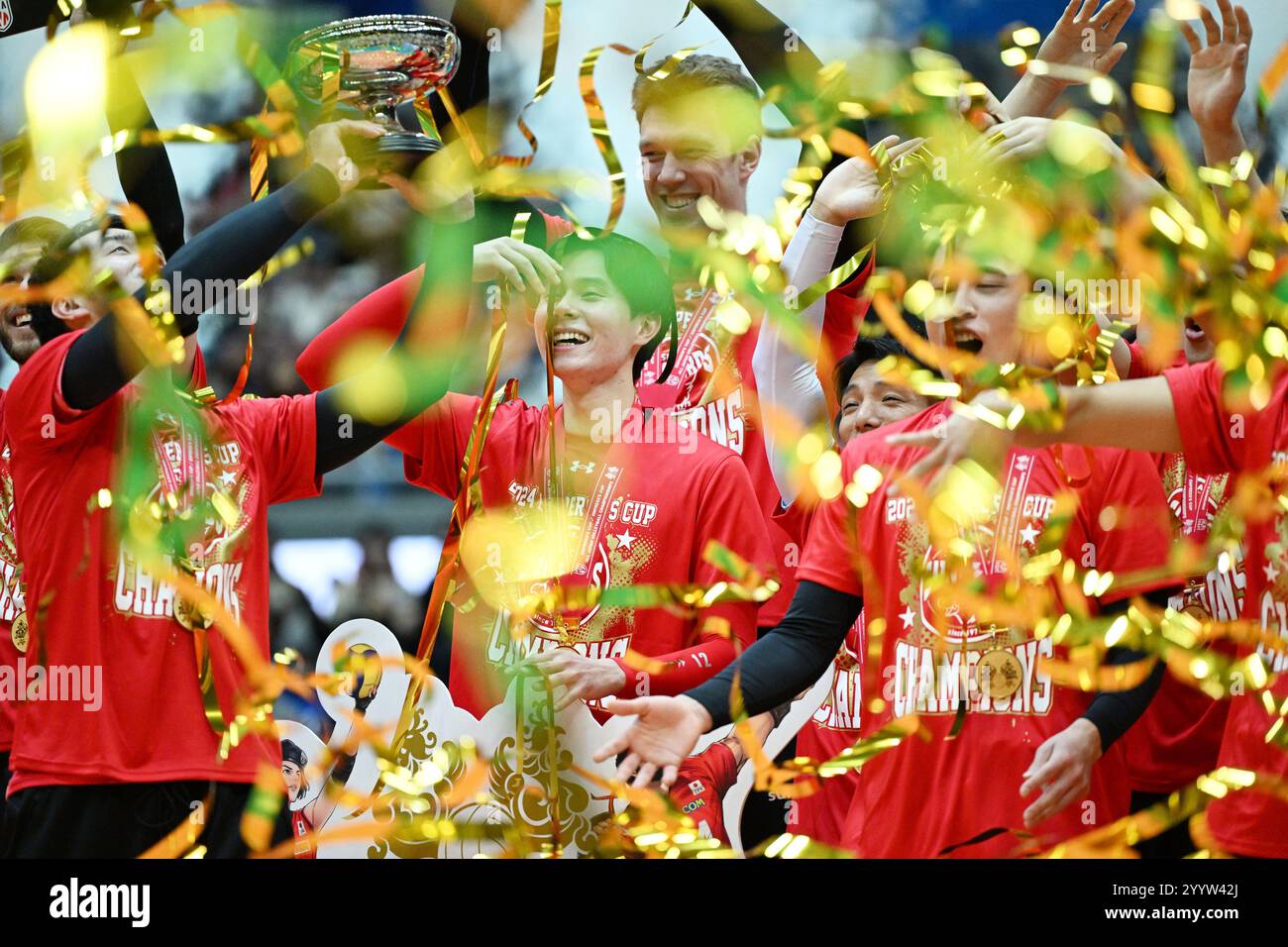 Osaka, Japan. Credit: MATSUO. 22nd Dec, 2024. Suntory Sunbirds Osaka ...