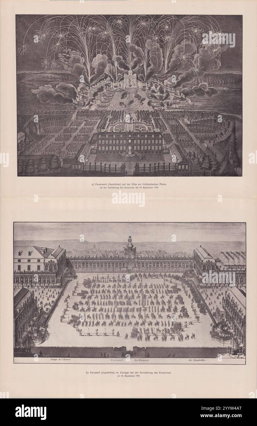 Dresdner Bilderchronik Tafel 15 Stock Photo - Alamy