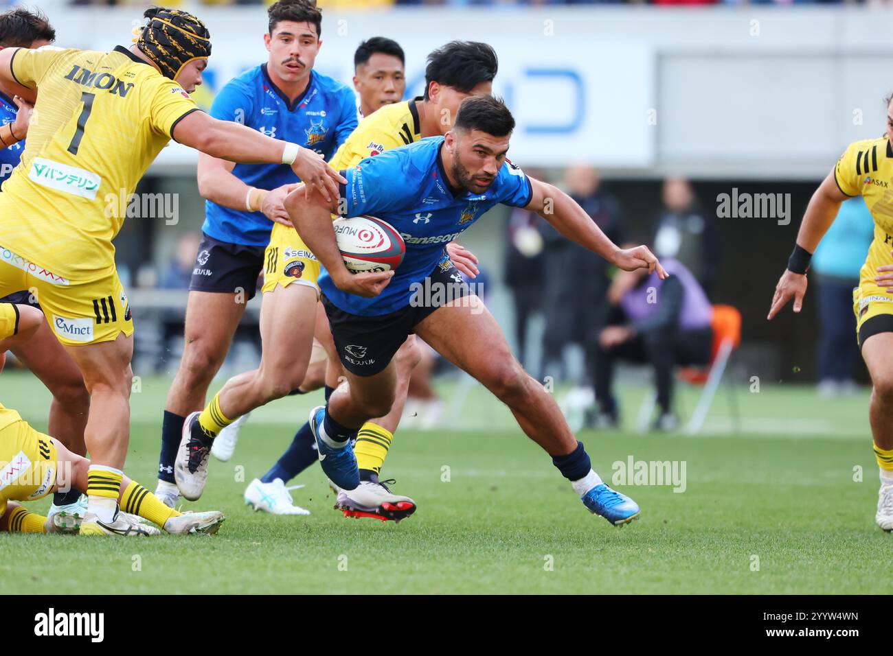 Tokyo, Japan. 21st Dec, 2024. Damian de Allende (Wild Knights) Rugby ...