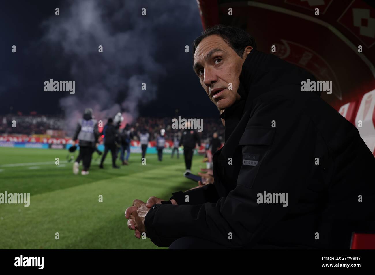 Monza, Italy. 22nd Dec, 2024. Alessandro Nesta AC Monza Head coach ...