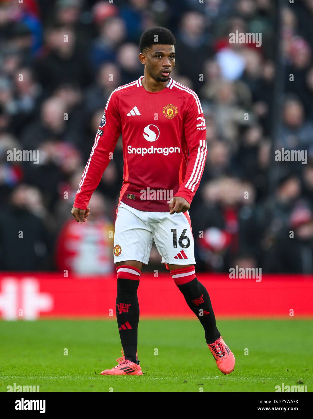 Amad Diallo of Manchester United during the Premier League match ...