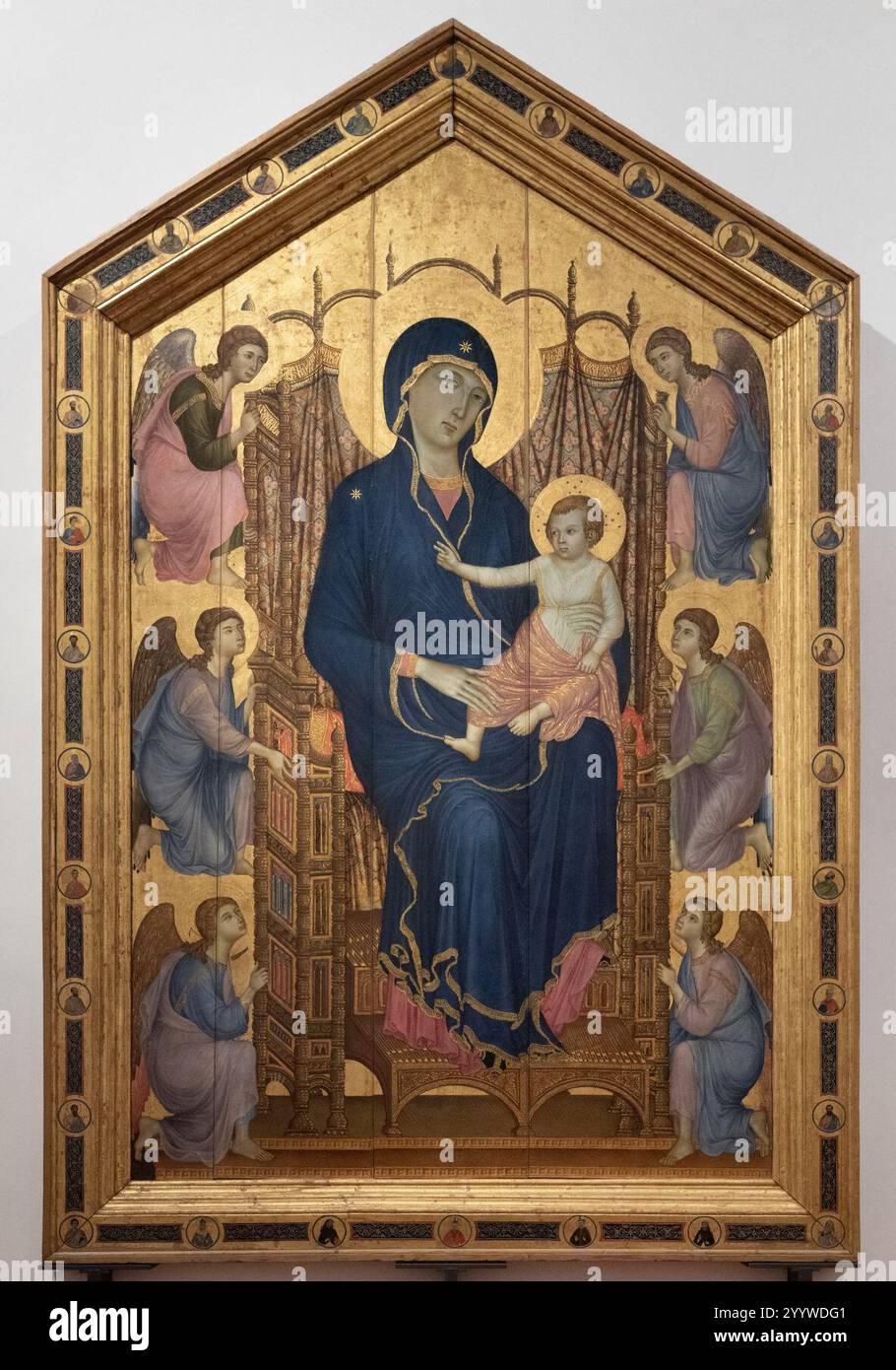 Duccio - Rucellai Madonna Stock Photo - Alamy