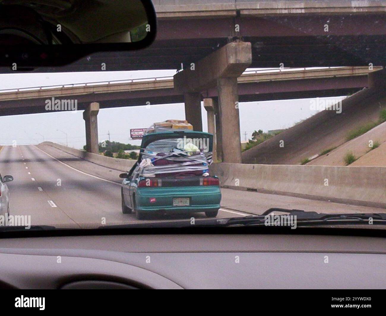 Duct-tape Moving Van from behind Stock Photo - Alamy