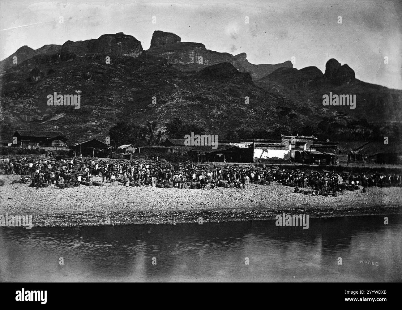 Duck market at Sing Chang Stock Photo - Alamy