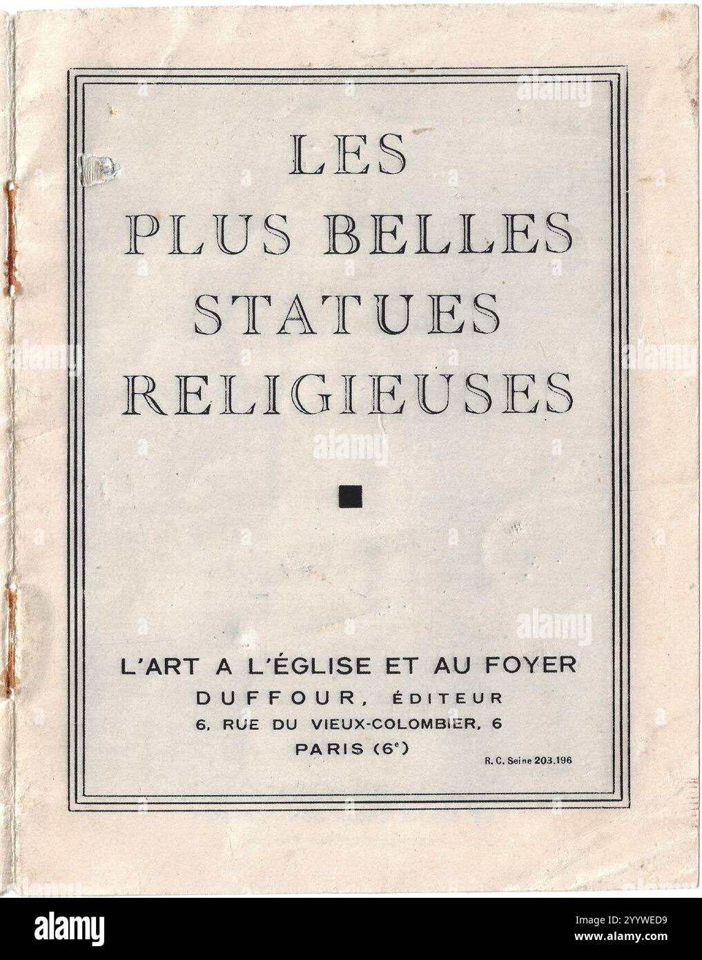 Duffour - L'Art à l'église et au foyer - Les plus belles statues ...