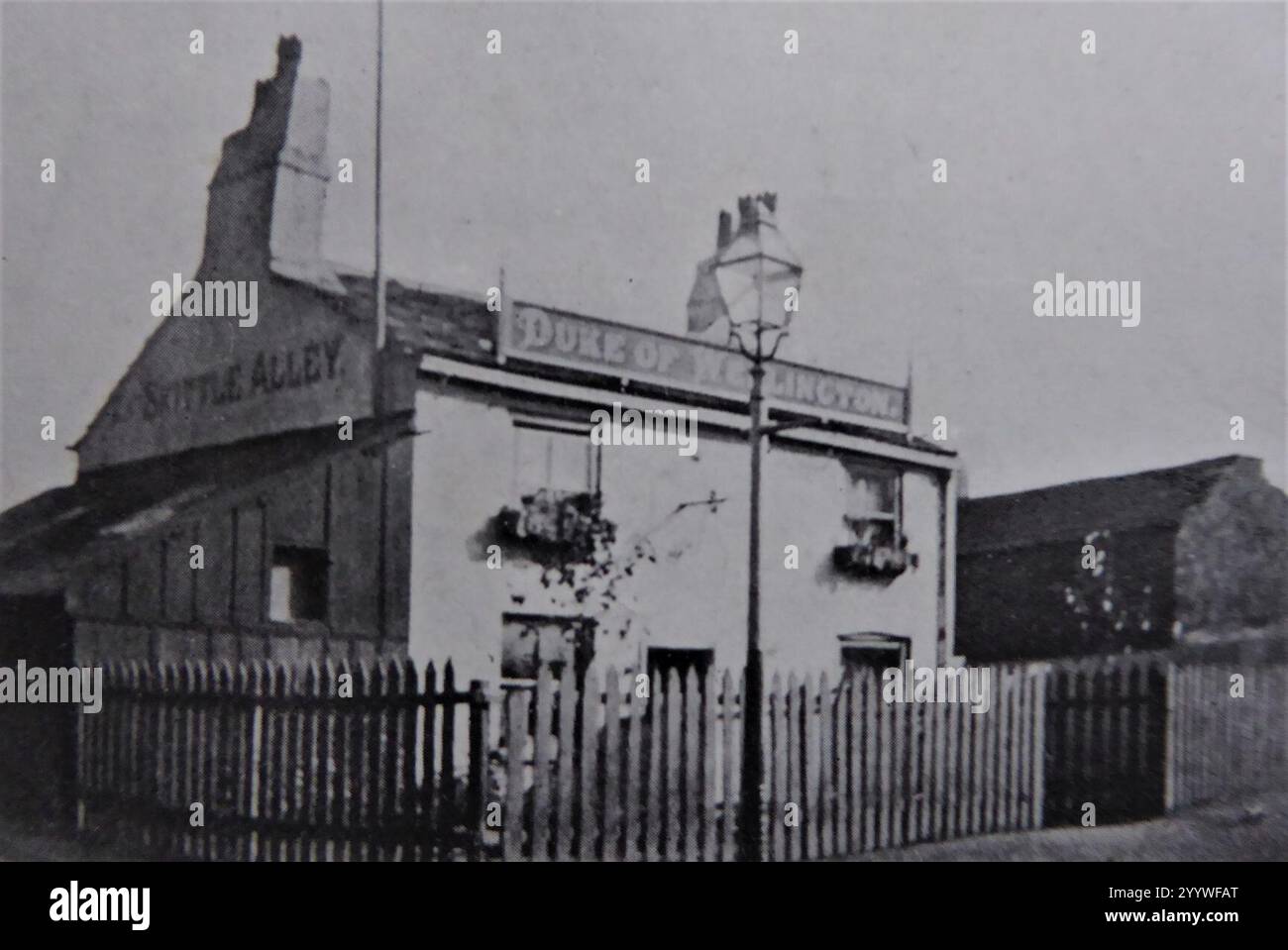 Duke of Wellington Inn, Cheetwood, 1901 Stock Photo - Alamy