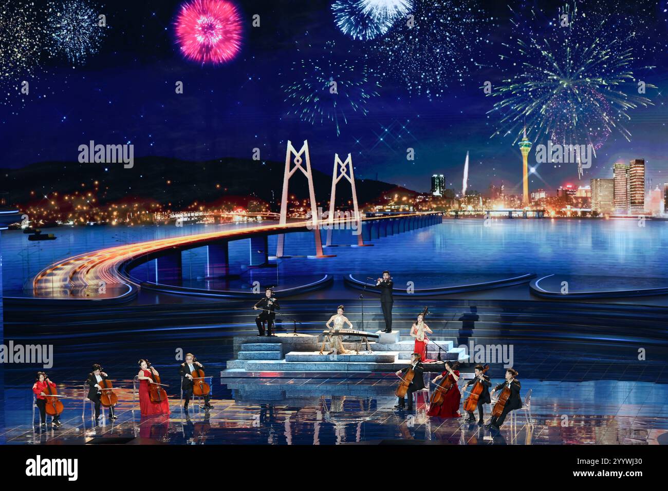 Macao,China.19th December 2024. Cultural gala marking the 25th ...