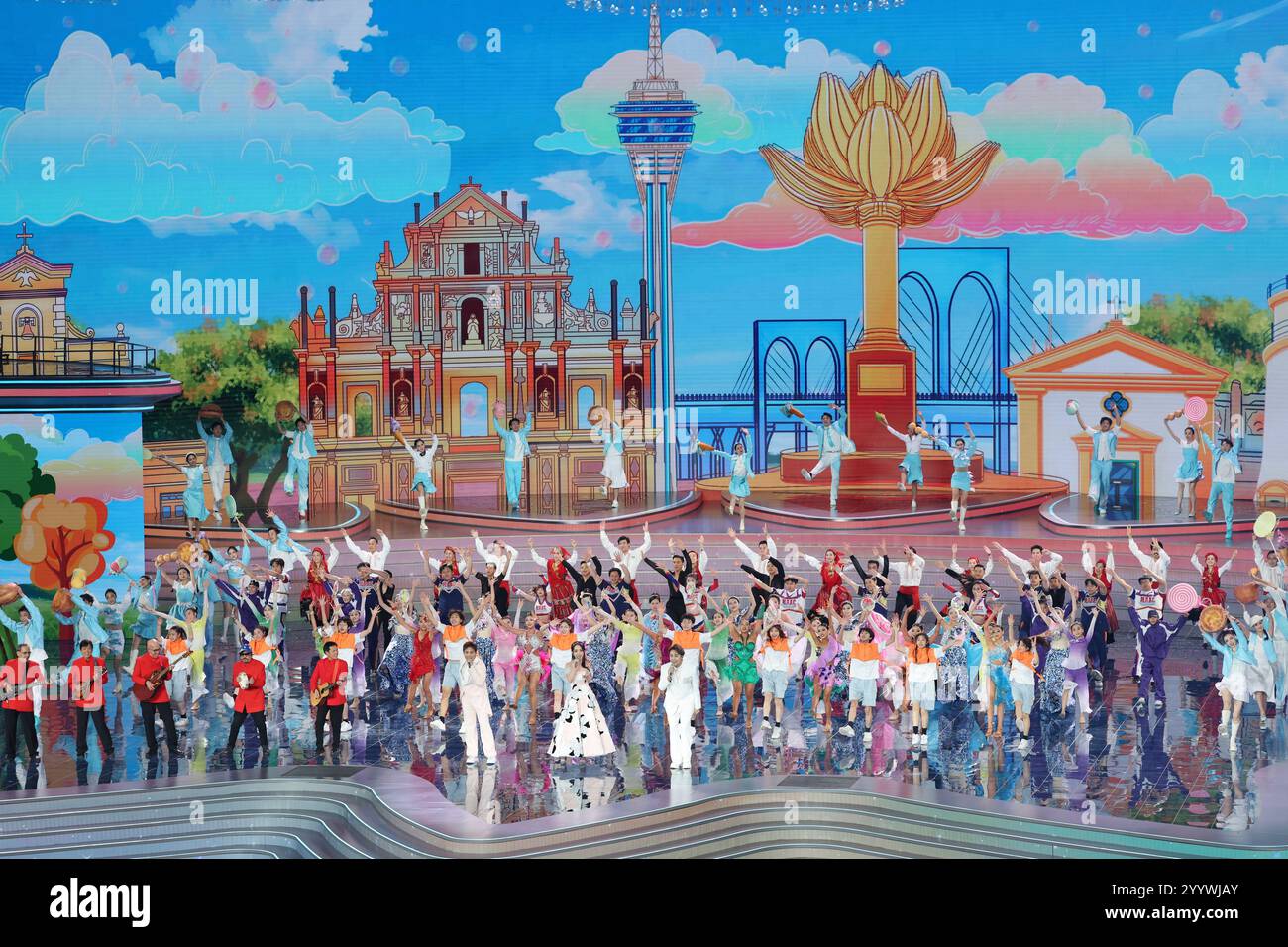 Macao,China.19th December 2024. Cultural gala marking the 25th ...