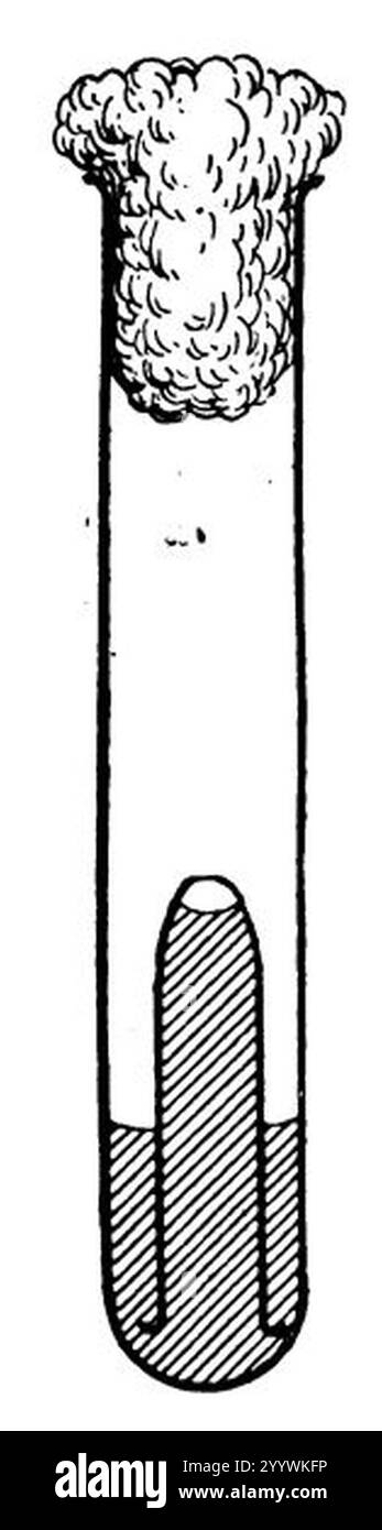 Durham tube diagram Stock Photo - Alamy