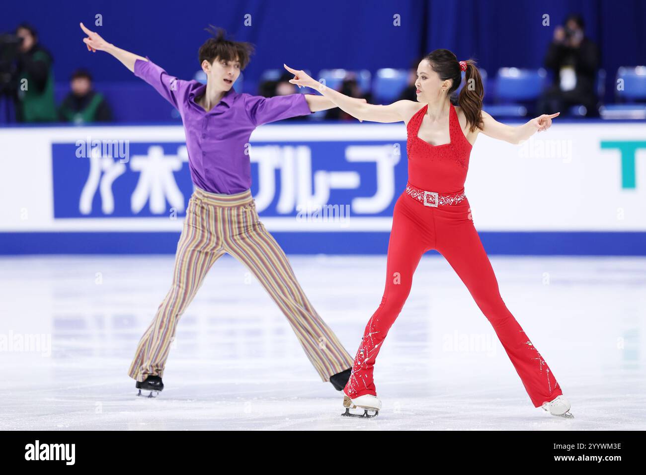 Mia Kuneshita & Rushie Seiya Arekku, DECEMBER 21, 2024 - Figure Skating : Japan Figure Skating ...