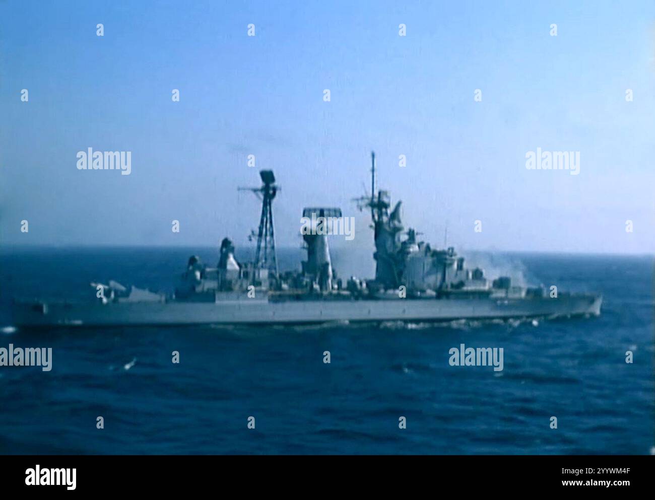 Dutch cruiser Hr.Ms. De Zeven Provinciën (C802) underway in the ...