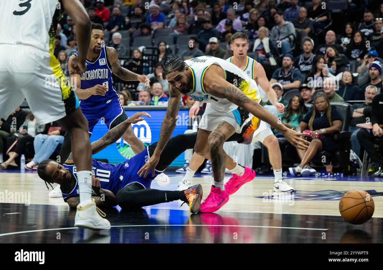 Sacramento, Ca, USA. 22nd Dec, 2024. Sacramento Kings forward DeMar ...