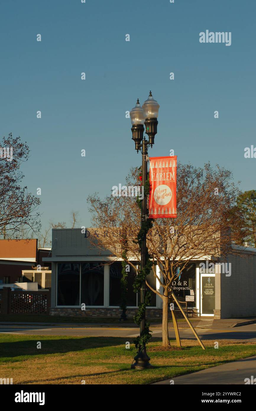 Editorial Use Only Wide view December 19, 2024. Harlem, GA USA. Black ...
