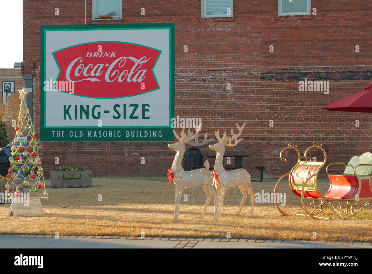 Editorial Use Only Wide view December 19, 2024. Harlem, GA USA. Side of ...