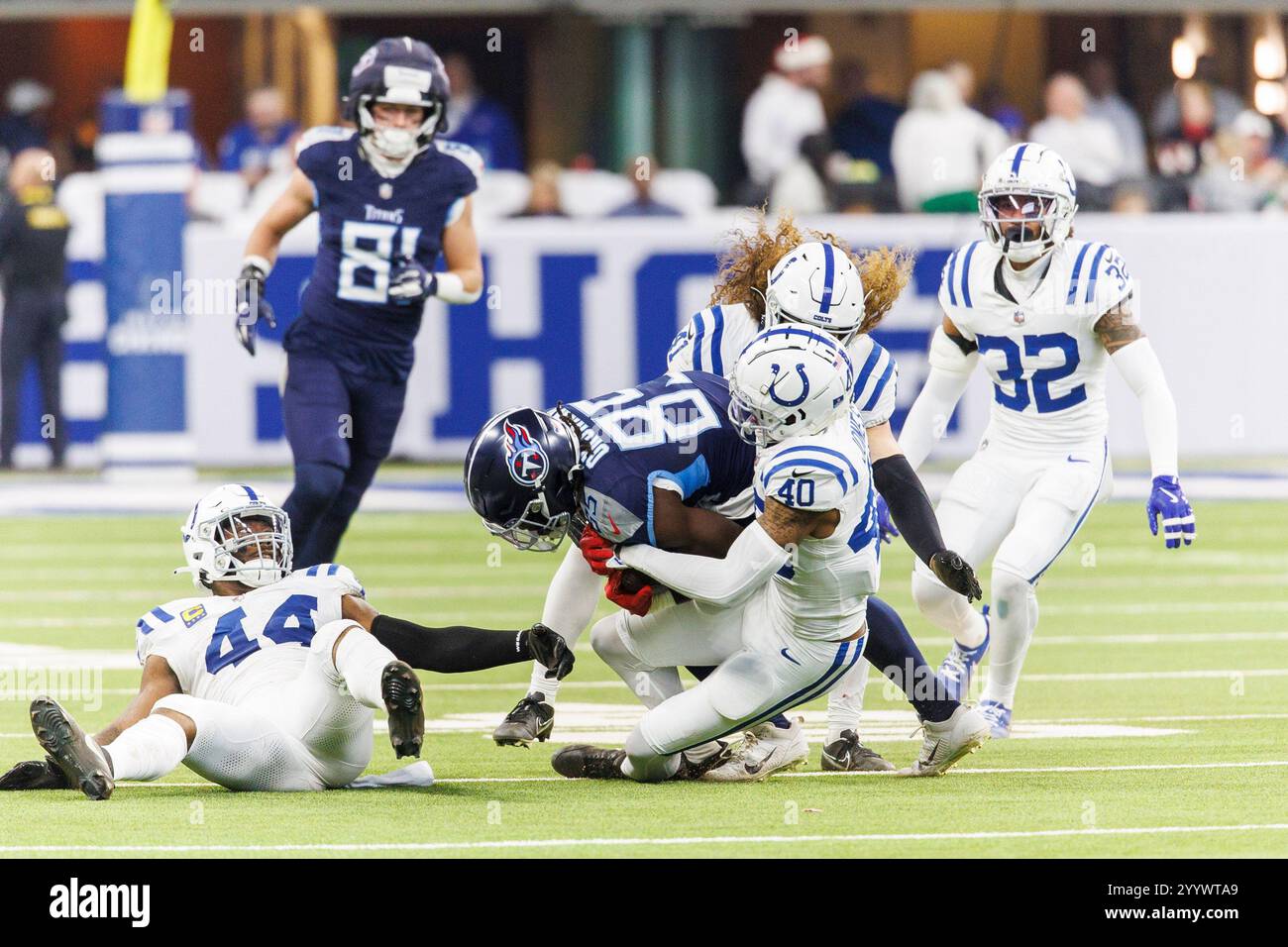 Indianapolis, Indiana, USA. 22nd Dec, 2024. Indianapolis Colts ...