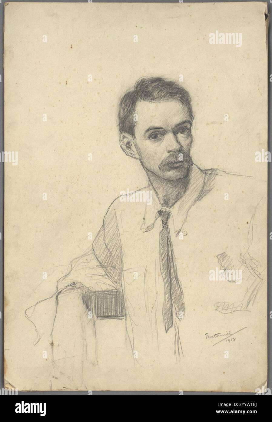 E. Harold Jones self-portrait (5236537 Stock Photo - Alamy