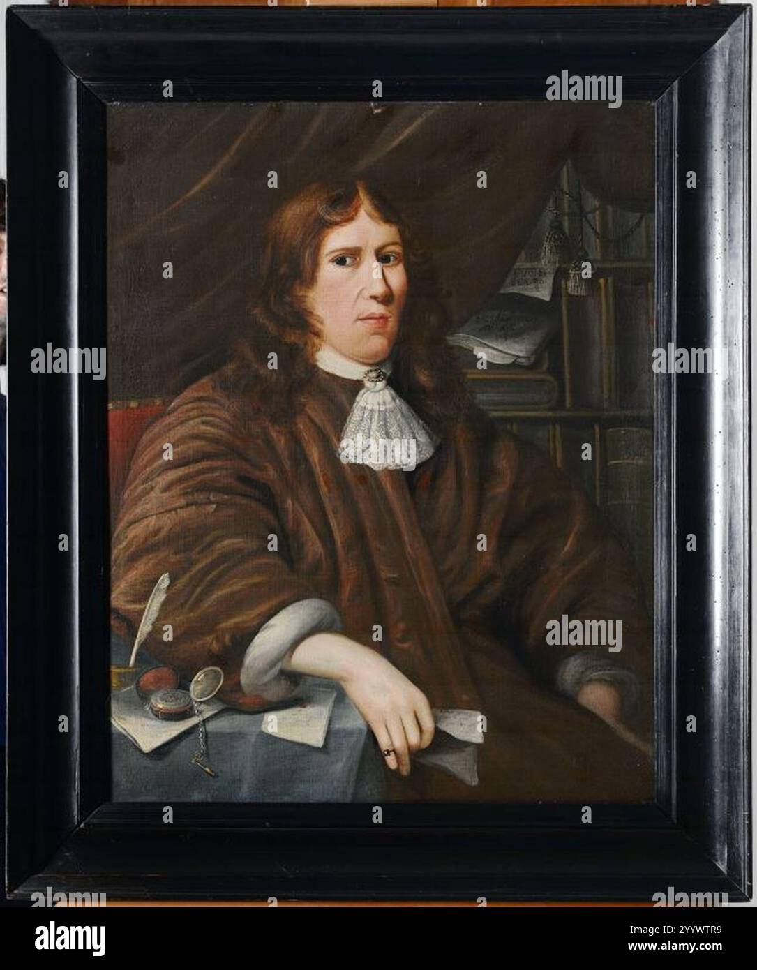 E. van Schaik - Portret van onbekende man Stock Photo - Alamy