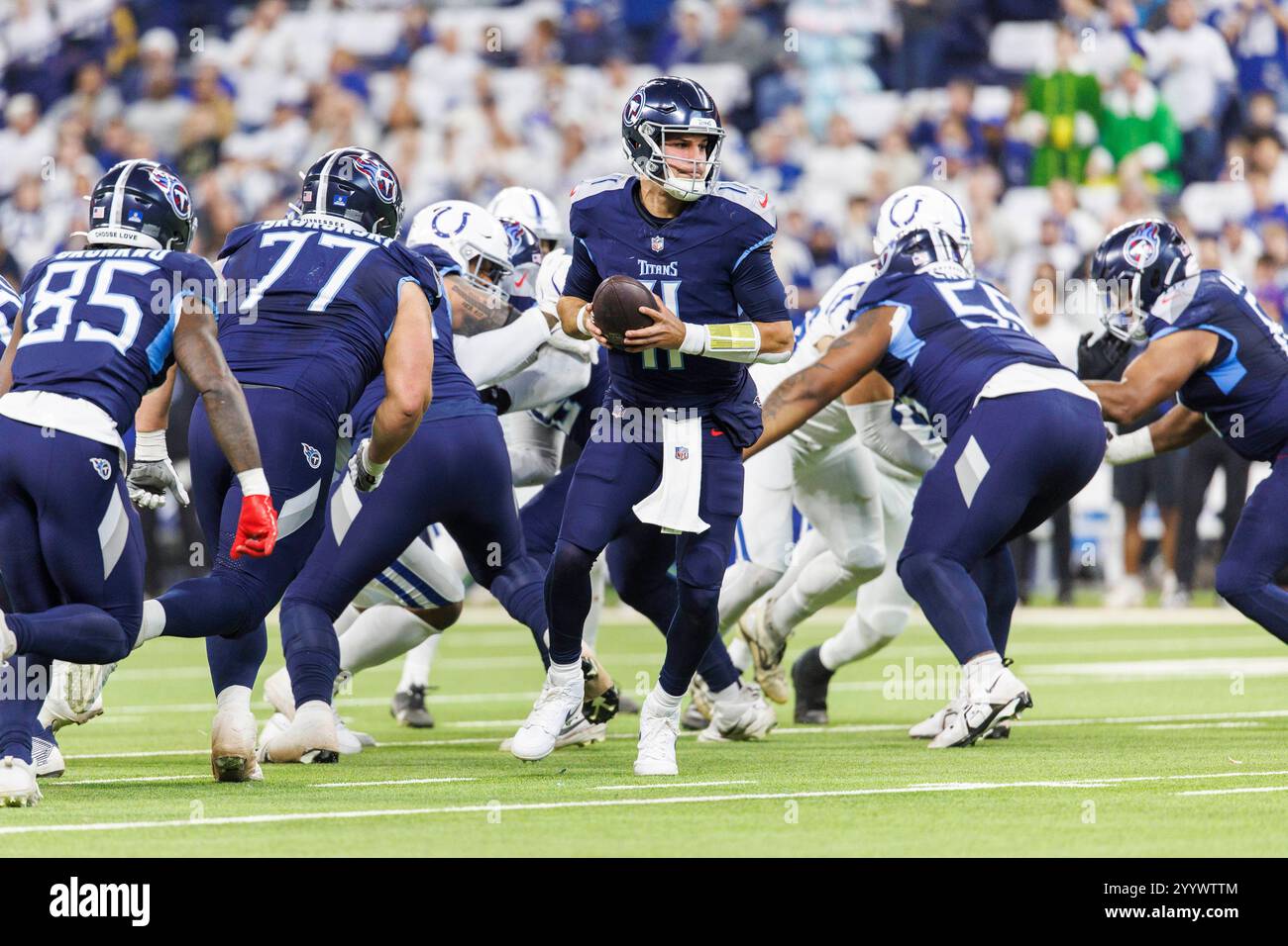 Indianapolis, Indiana, USA. 22nd Dec, 2024. Tennessee Titans ...