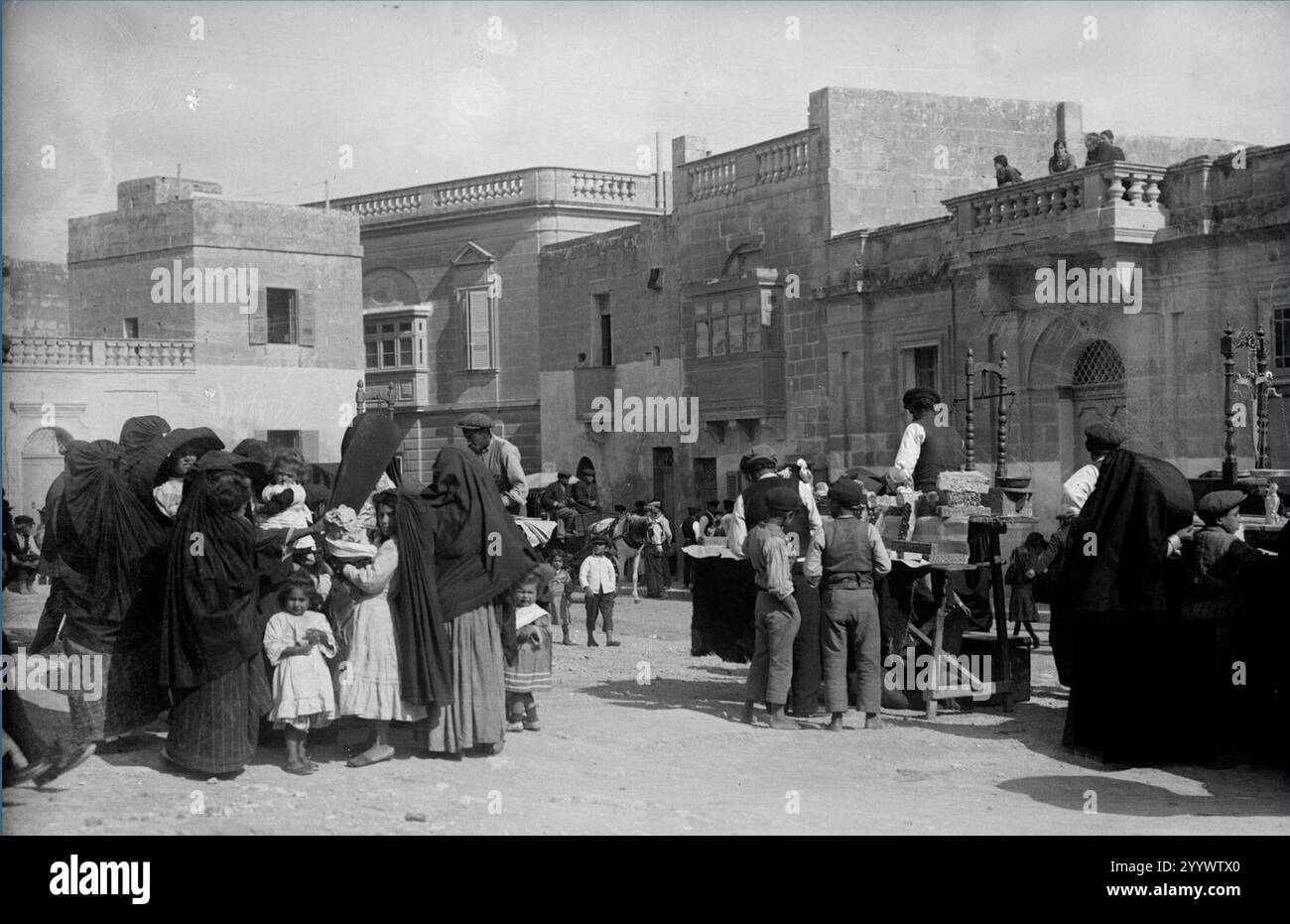 E.A.Gouder, Feast of San Girgor, Zejtun, Malta Stock Photo - Alamy