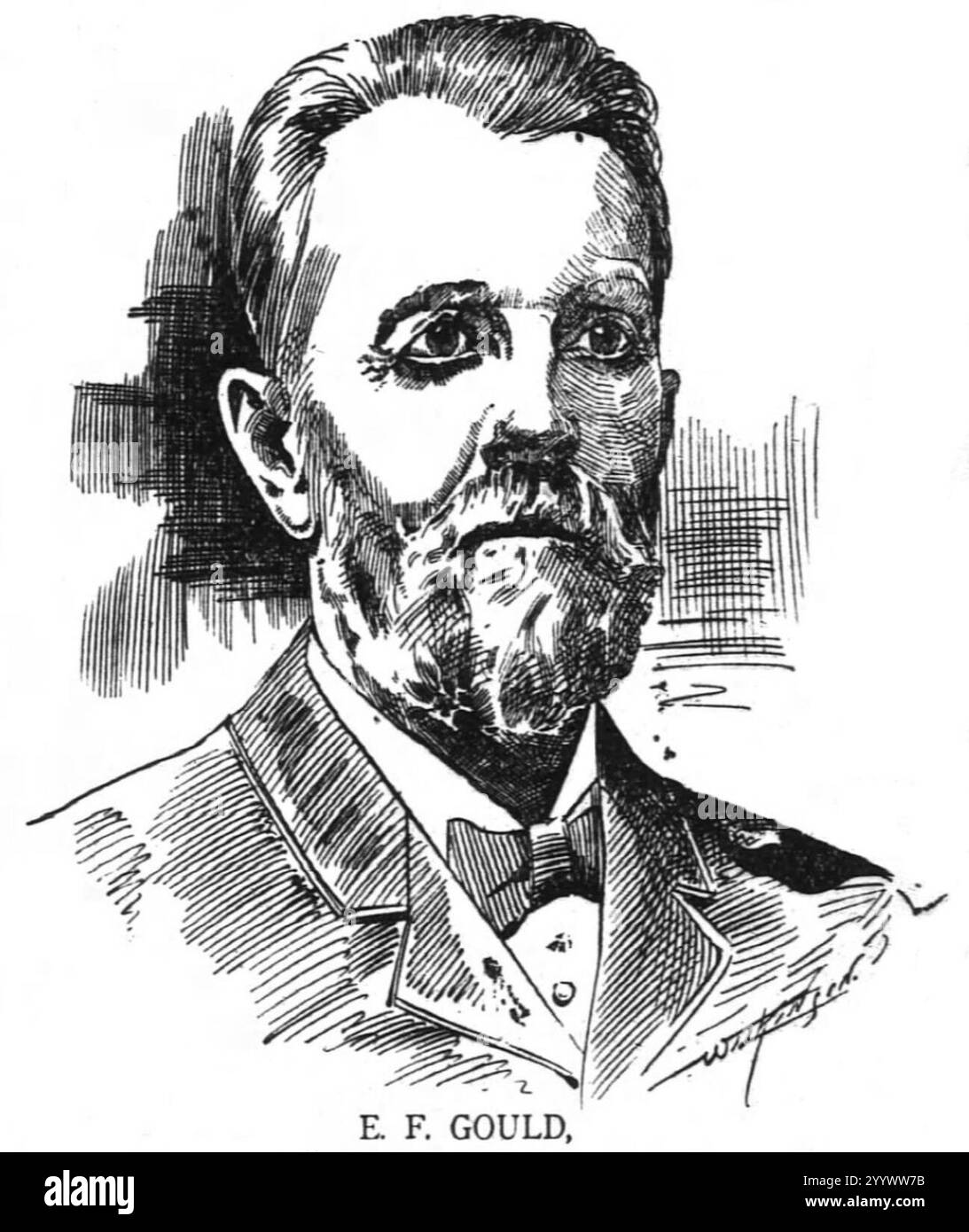 E.F. Gould by Ernest Wilkinson June 1896 Stock Photo - Alamy