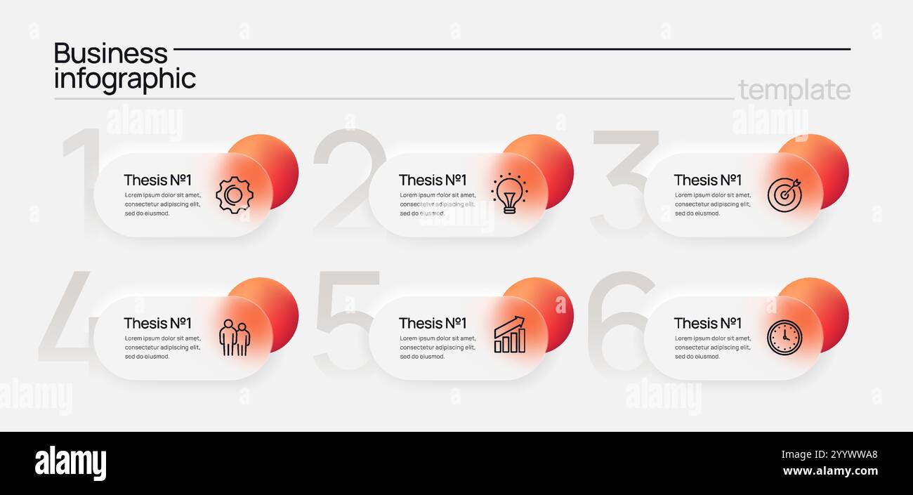 Business infographic template. Layout of instruction or strategic ...