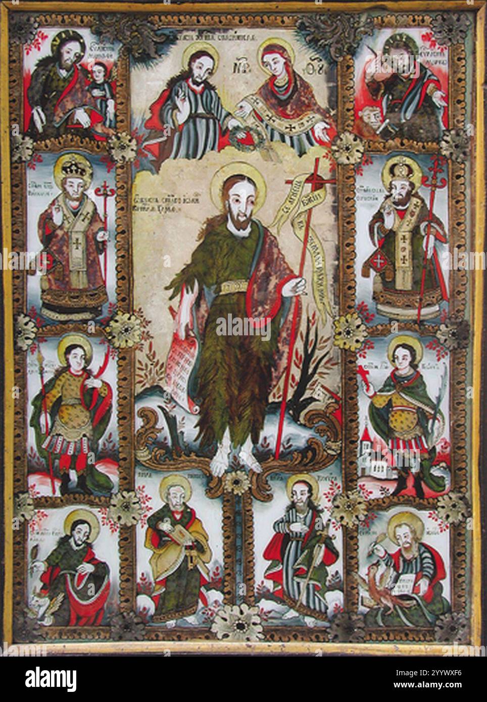 Early baroque Serbian orthodox icon of Saint John, 1760, attributed to ...