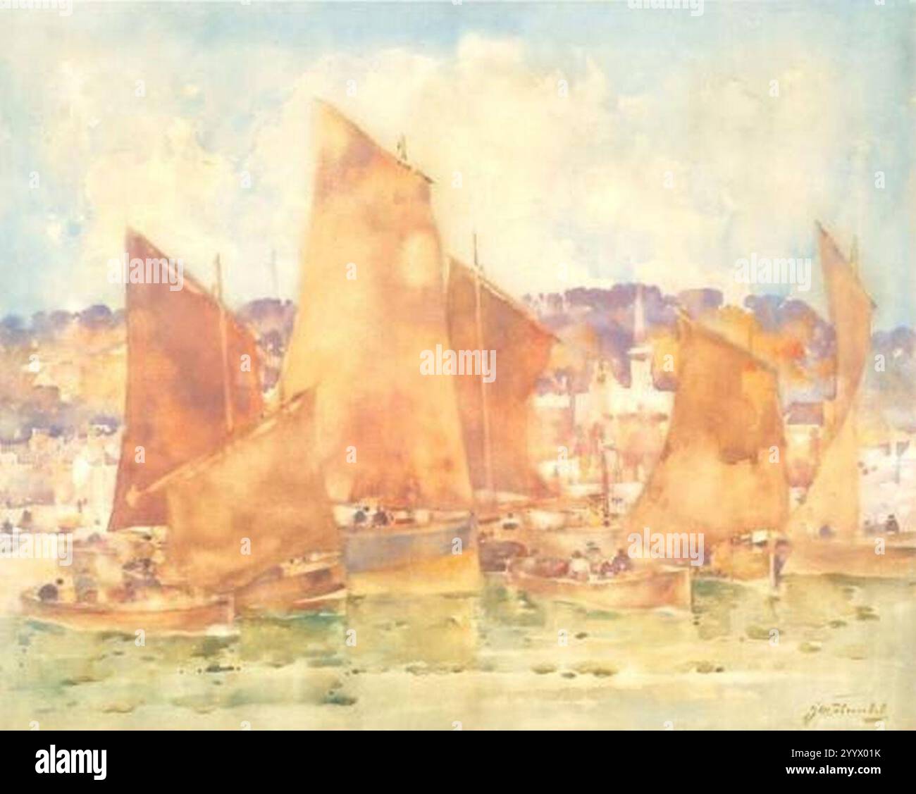 East Coast Harbour - James Watterson Herald Stock Photo - Alamy