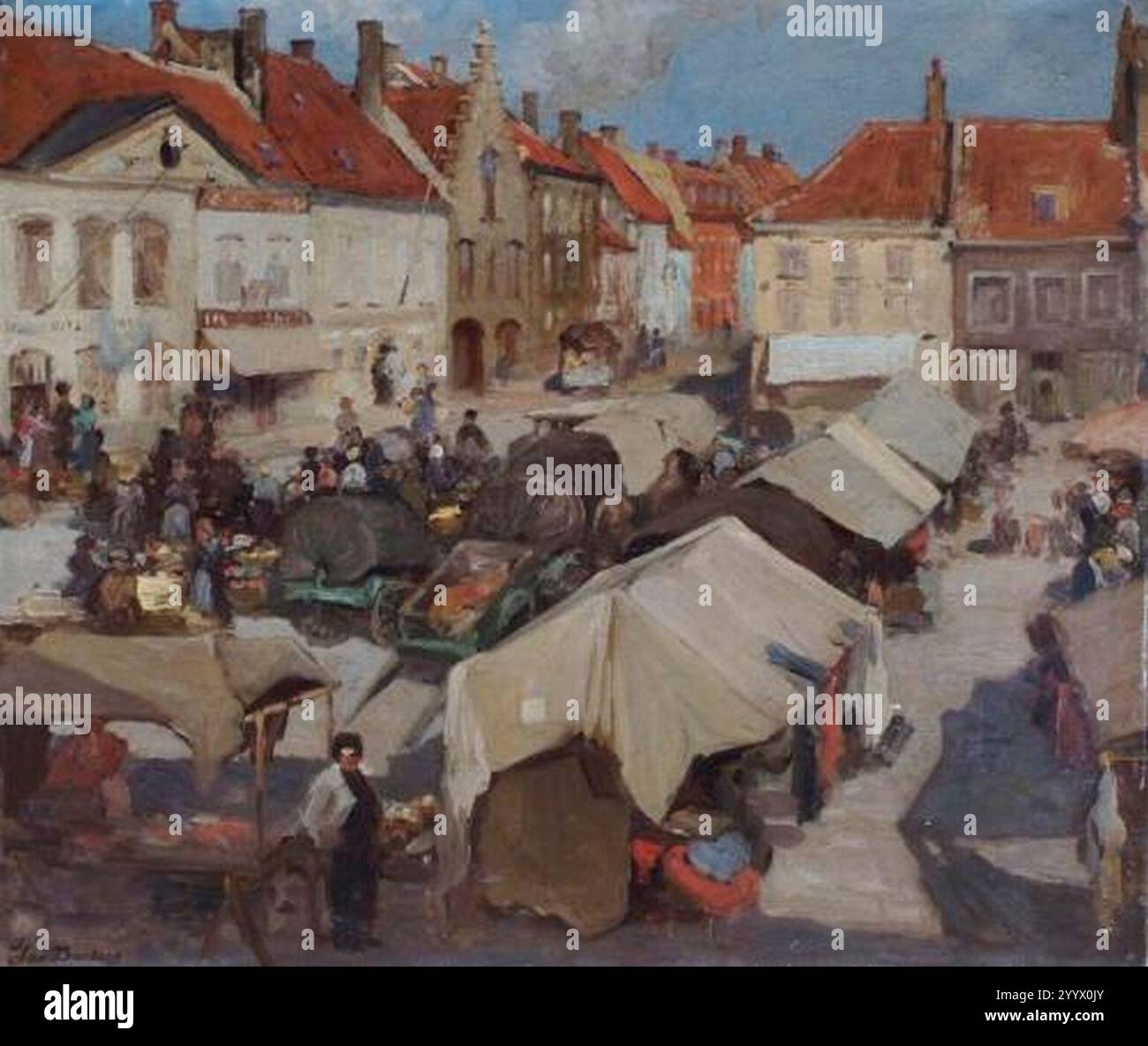 Eastern Market Scene - George Davidson Stock Photo - Alamy