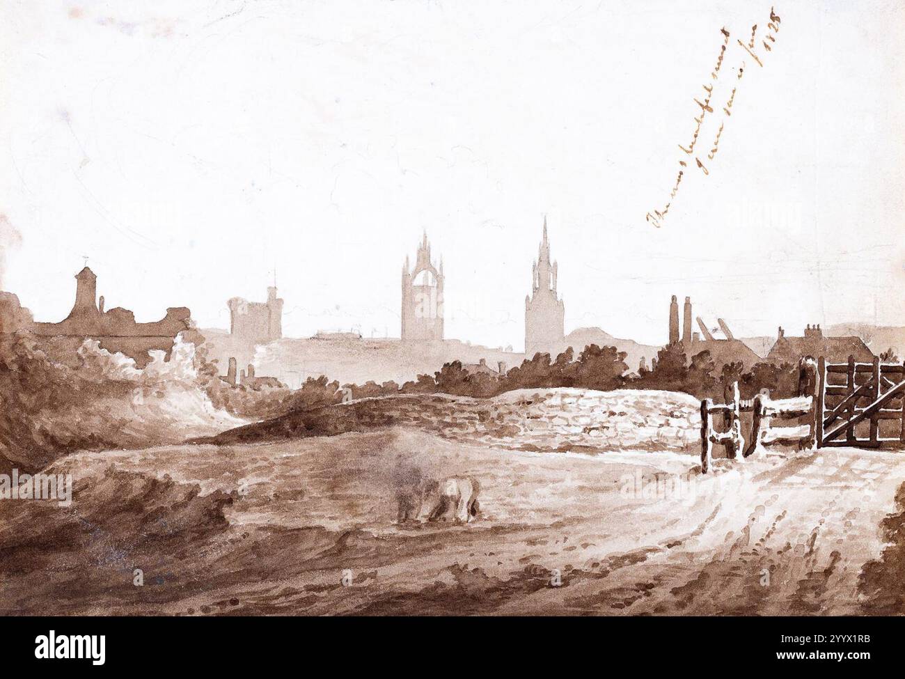 Ebenezer Landells - The most beautiful sunset I ever saw in June, 1825 ...