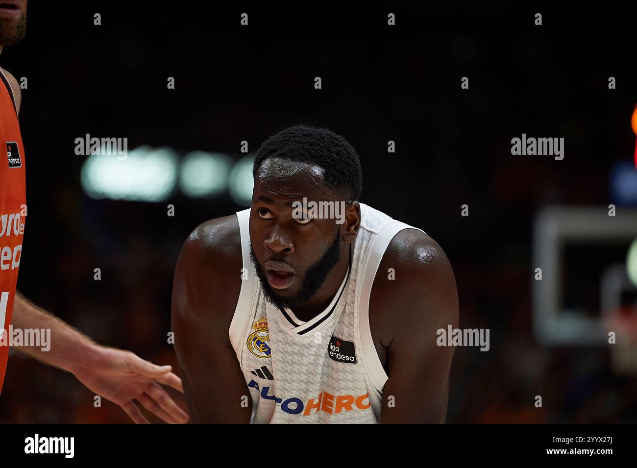 Valencia, Spain. 22nd Dec, 2024. Usman Garuba of Real Madrid seen in ...