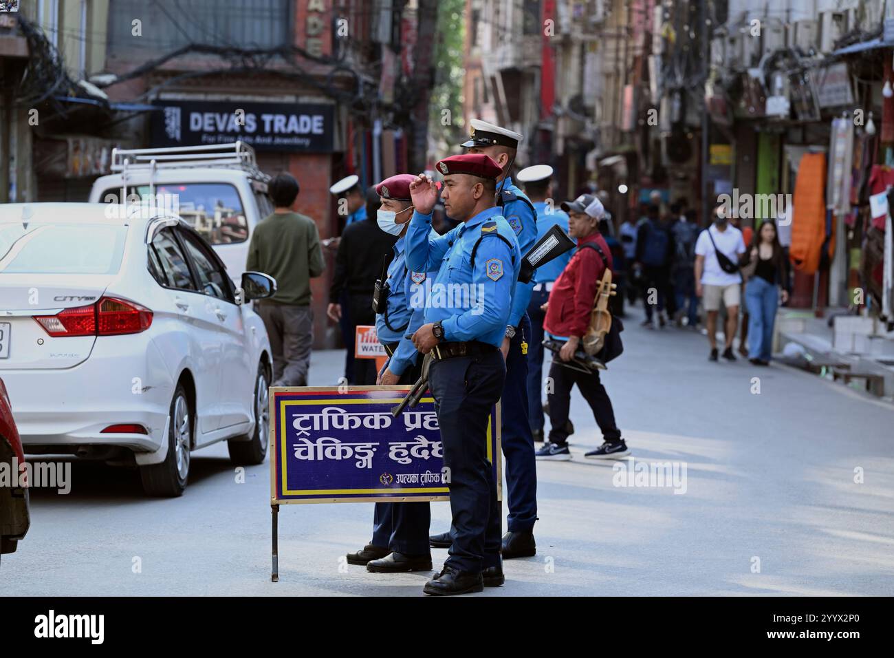 Nepali police hi-res stock photography and images - Alamy