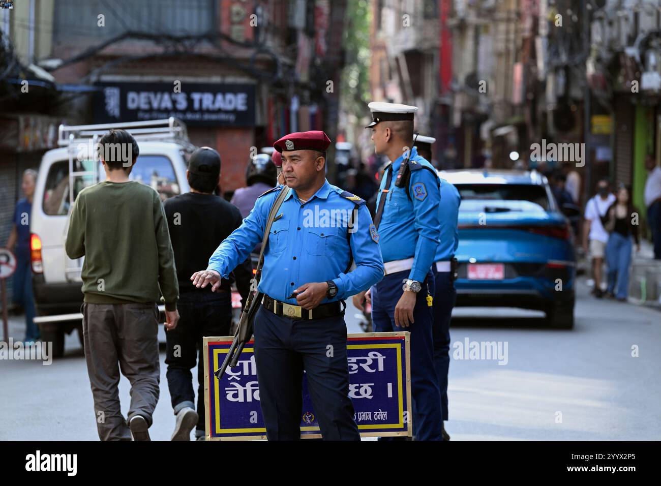 Nepali police hi-res stock photography and images - Alamy