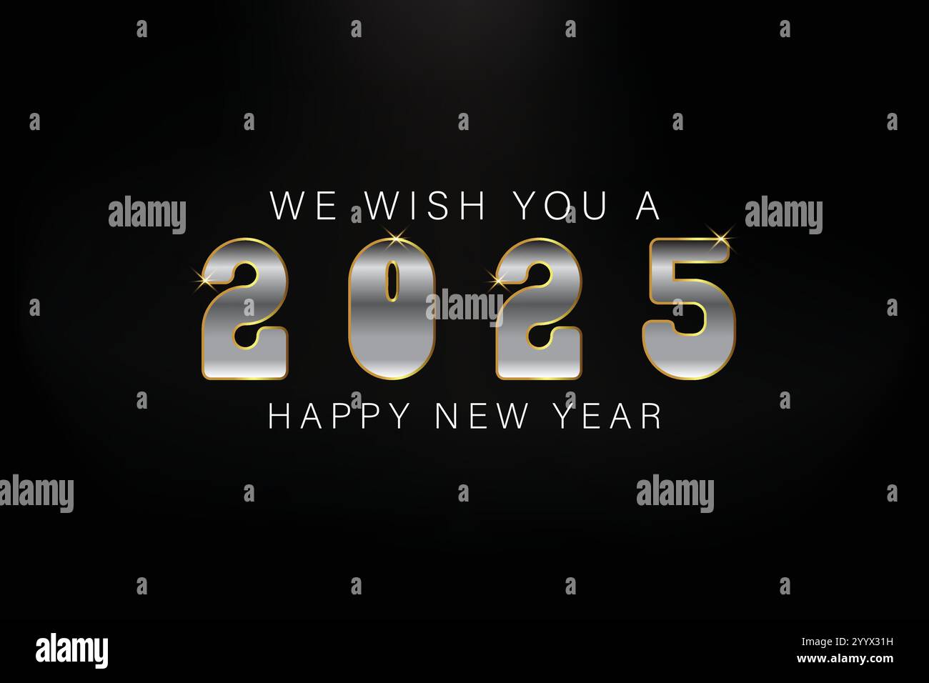 We Wish You a Happy New Year Stock Vector Image & Art - Alamy