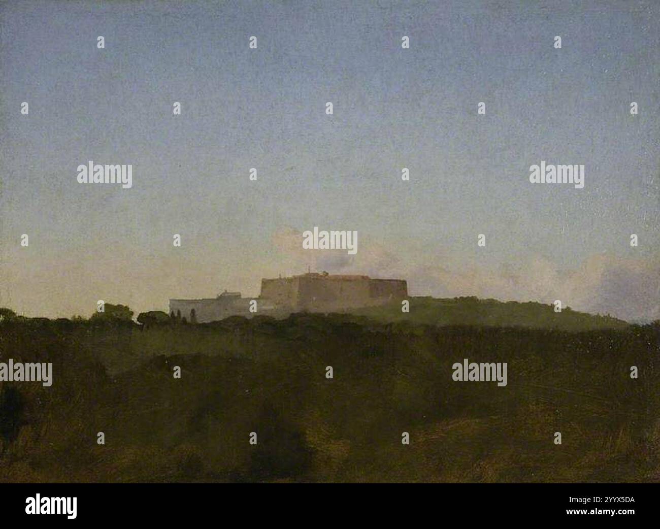 Edgar Degas (1834-1917) - The Castel Sant Elmo from the Capodimonte ...