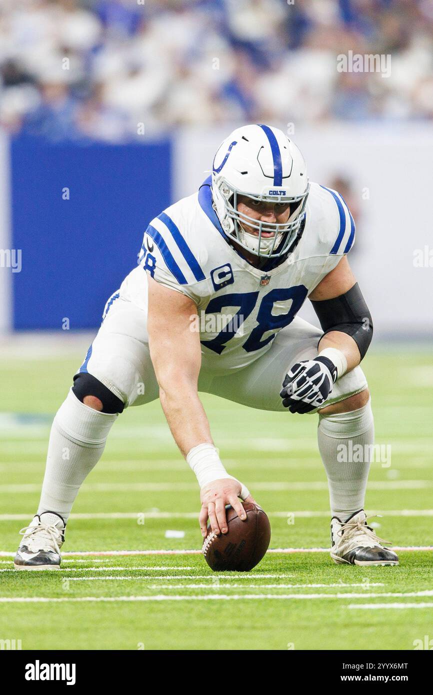December 22, 2024: Indianapolis Colts center Ryan Kelly (78) during NFL ...