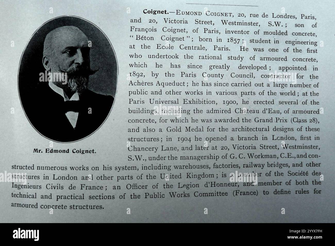 Edmond Coignet (1 Stock Photo - Alamy