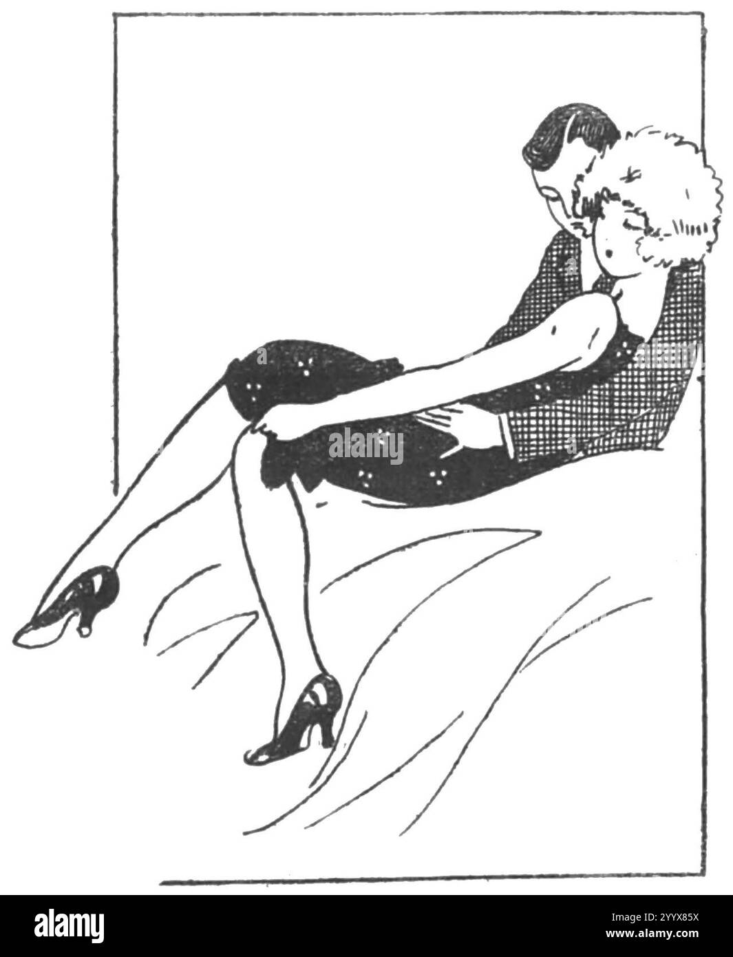 Edmond Mandey La Vierge sensuelle, 1926 (page 36 crop Stock Photo - Alamy