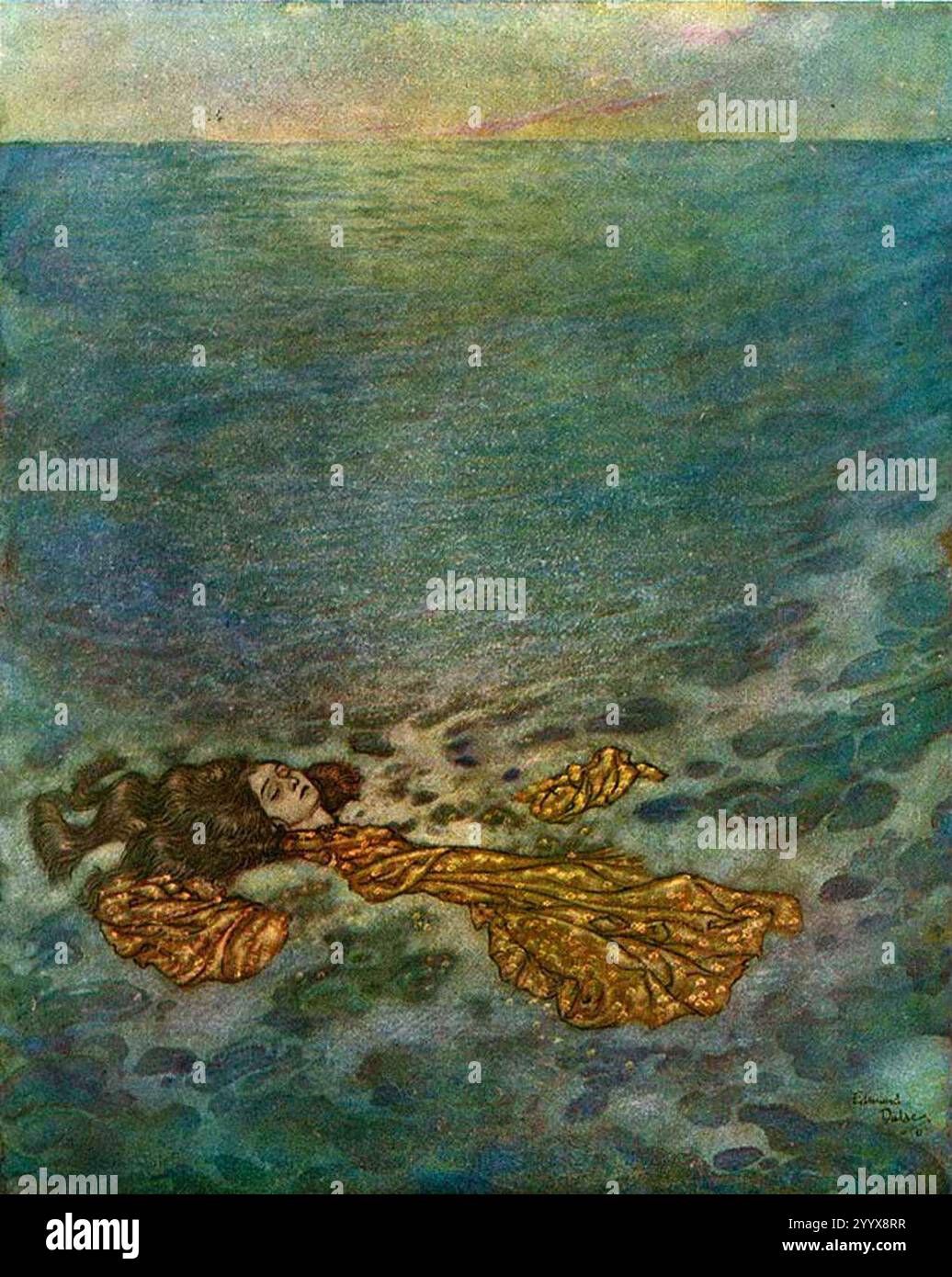 Edmund Dulac - The Mermaid - Death Stock Photo - Alamy
