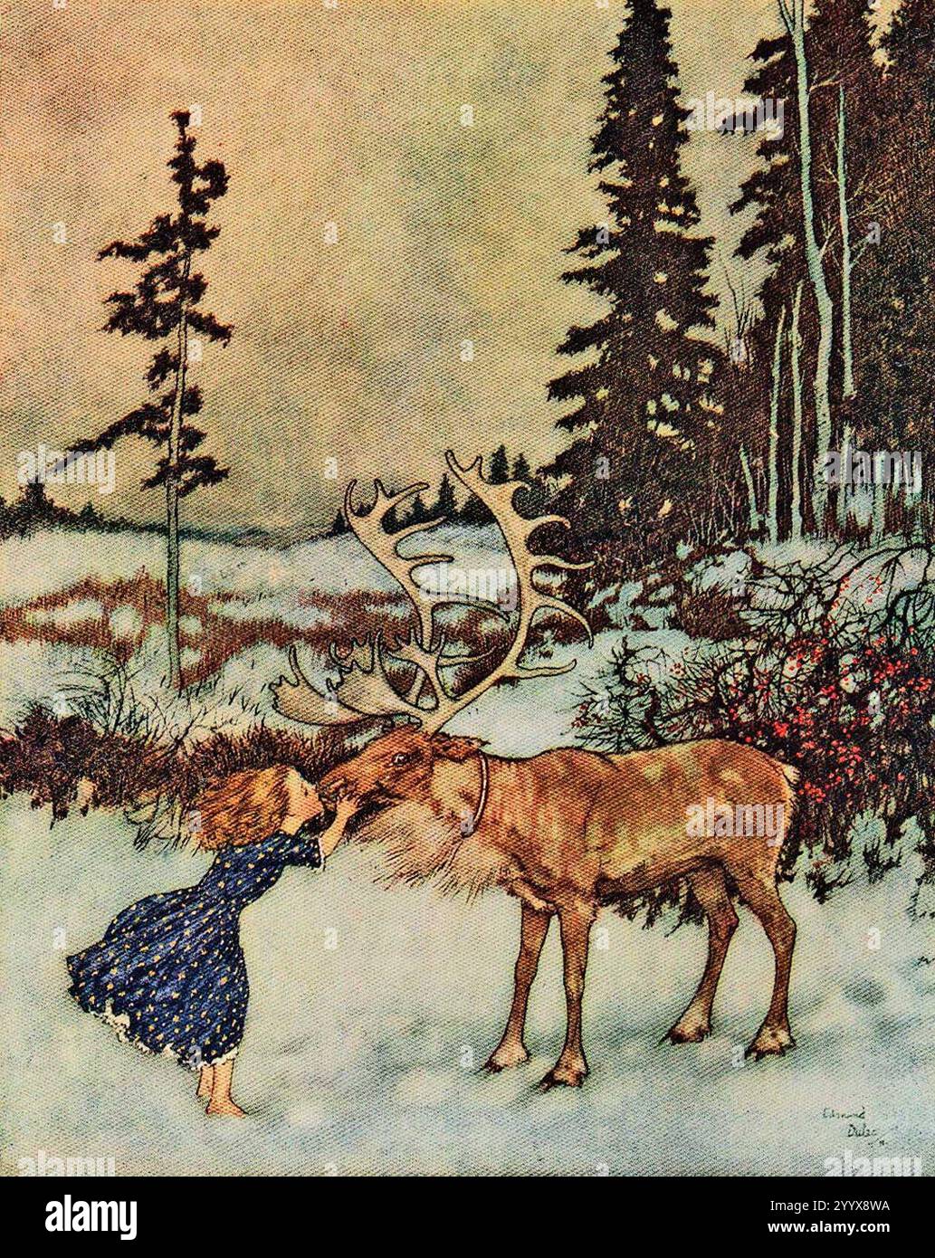 Edmund Dulac - The Lapp Woman And The Finn Woman Stock Photo - Alamy