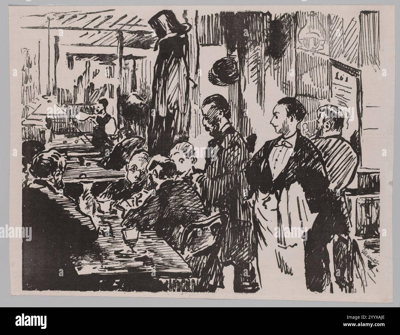Edouard manet au cafe hi-res stock photography and images - Alamy