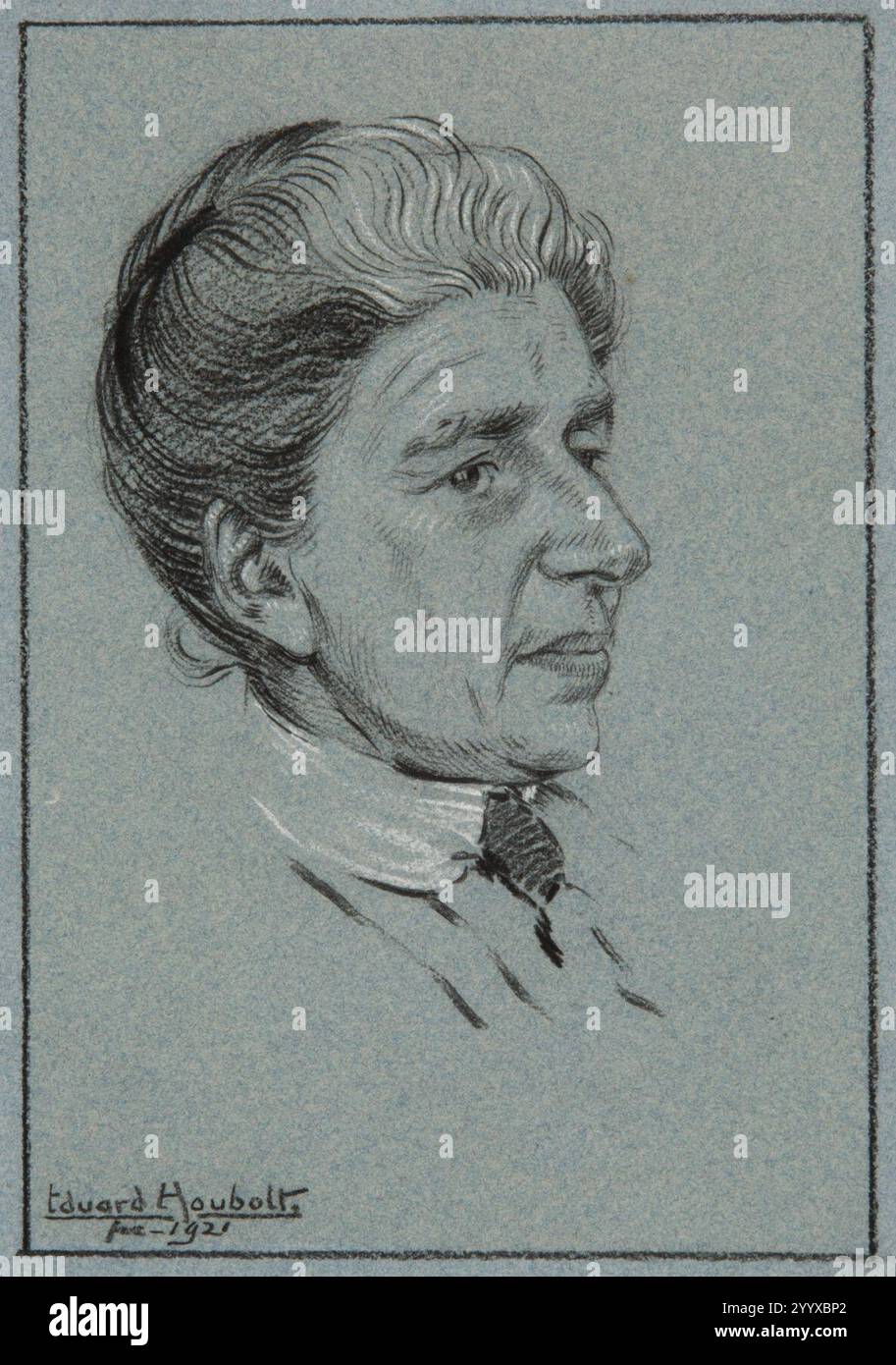 Eduard Houbolt - Portret van Hannah van Biema-Hijmans (1928 Stock Photo ...